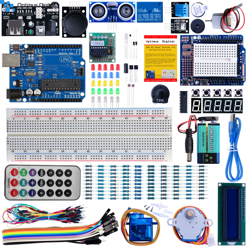 PX03 Mini-proiecte ARDUINO (senzori-automatizări-motoare) cu 12-20 ...
